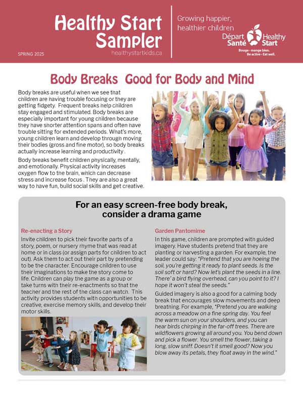 Healthy Start Sampler - Spring 2025 - Healthy Start